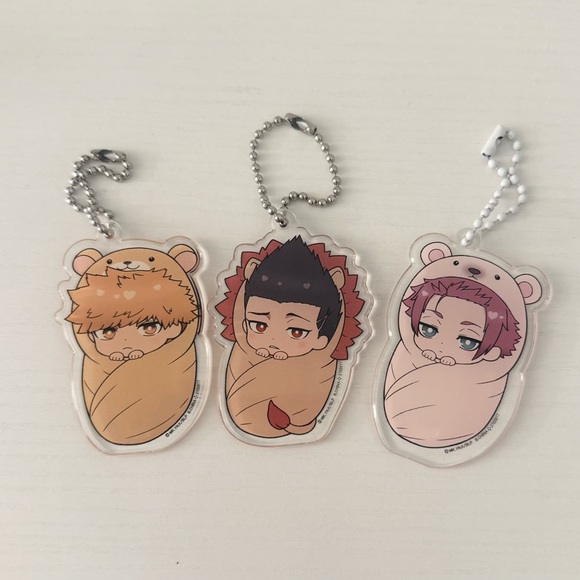 Accents | Anime Official Collectible Blue Lock Baby Acrylic Keychains ...